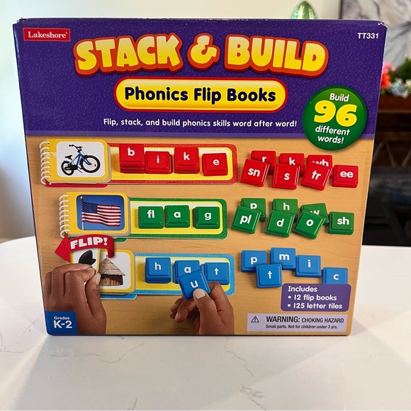 Lakeshore | Toys | Lakeshore Phonics Stack And Build Flipped Leveled ...